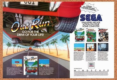 1989 Out Run Amiga Original Advertisement / Retro Promo v1 | eBay