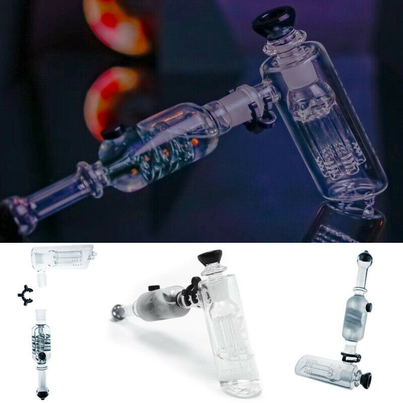 Freeze Pipe Coil Bubbler Glass Bong Percolator Filter Hookah Shisha ...