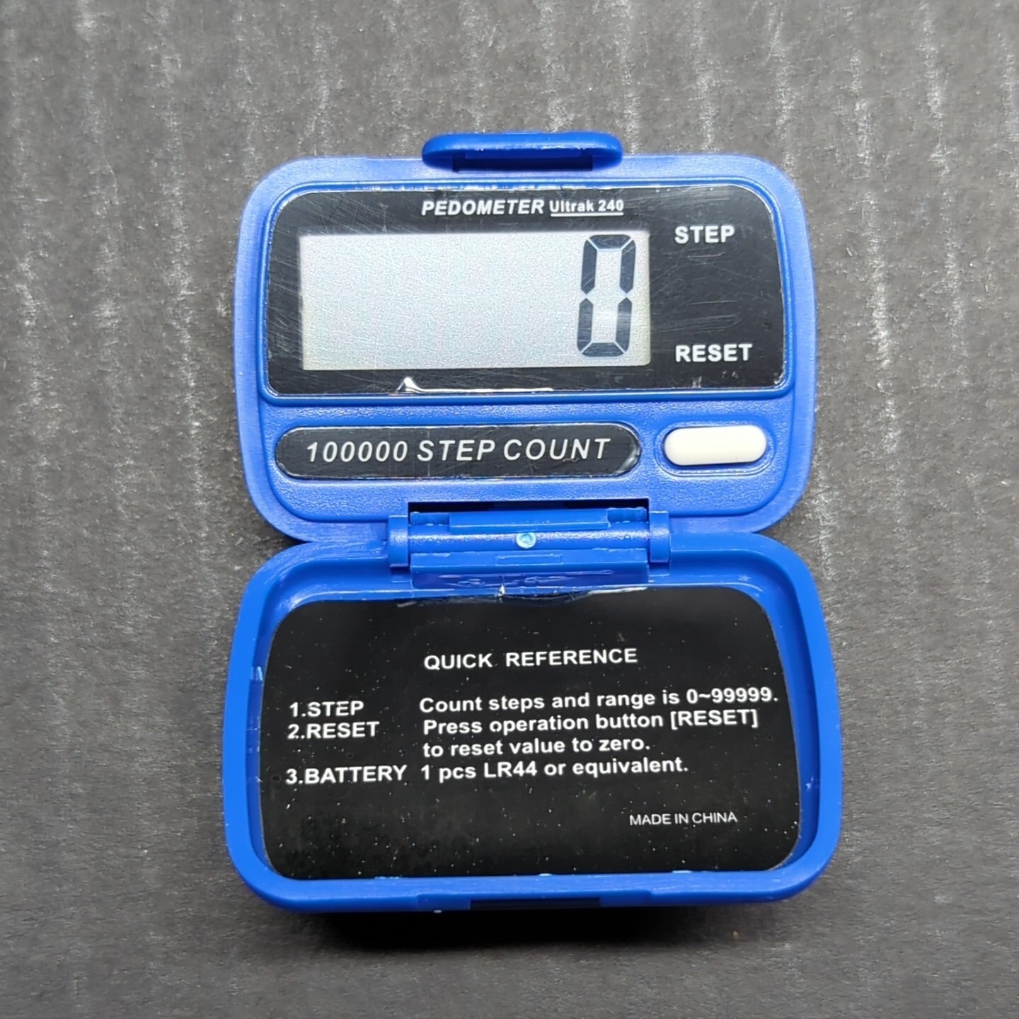 Ultrak 240 - Electronic Step Counter Pedometer - BLUE | eBay