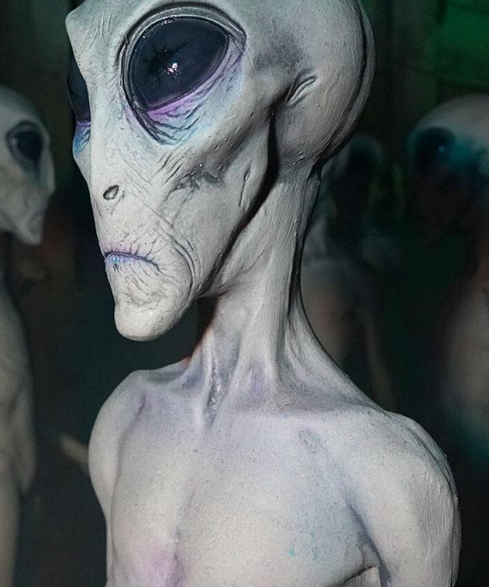 Roswell Alien Prop 6 Feet Tall - Static Display Individual Prop (movie ...