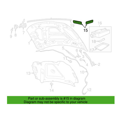 Genuine Mopar Hood Scoop Grille Insert 68324991AA | eBay