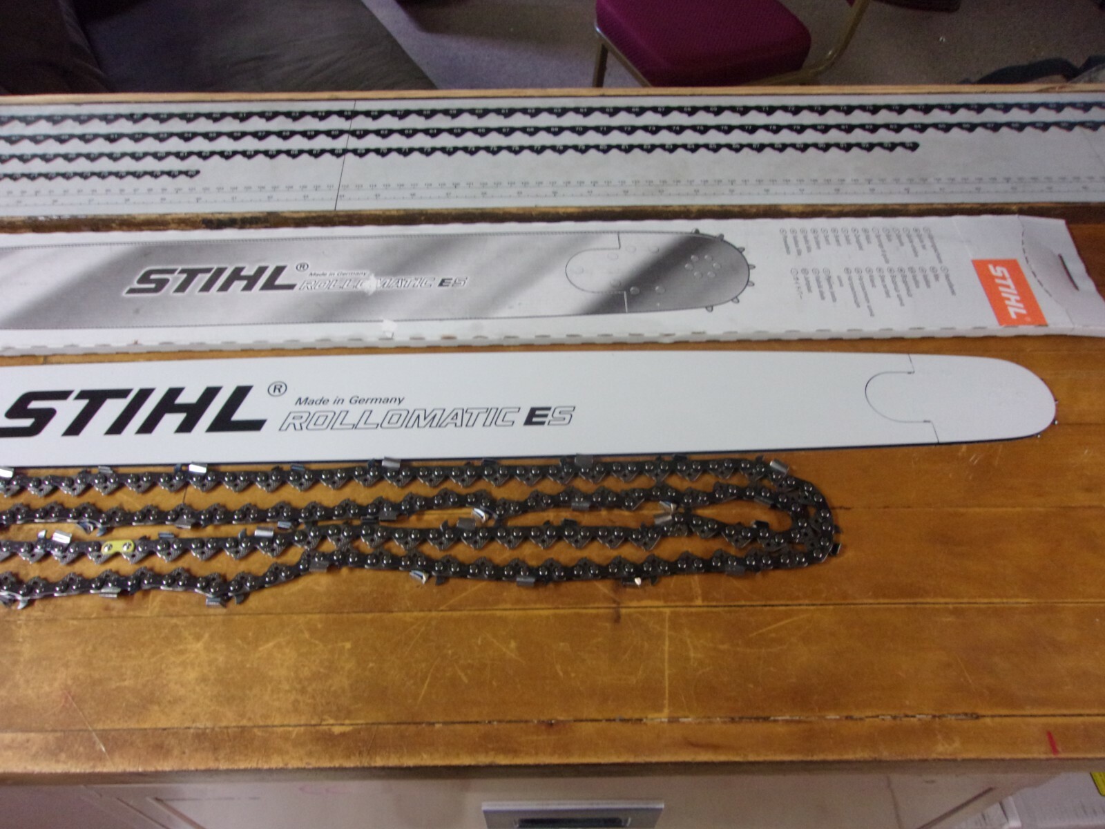 Stihl OEM 36" Pro ES Bar & 33RS Chain 3/8" .050" 114DL 3003-000-8853 # ...