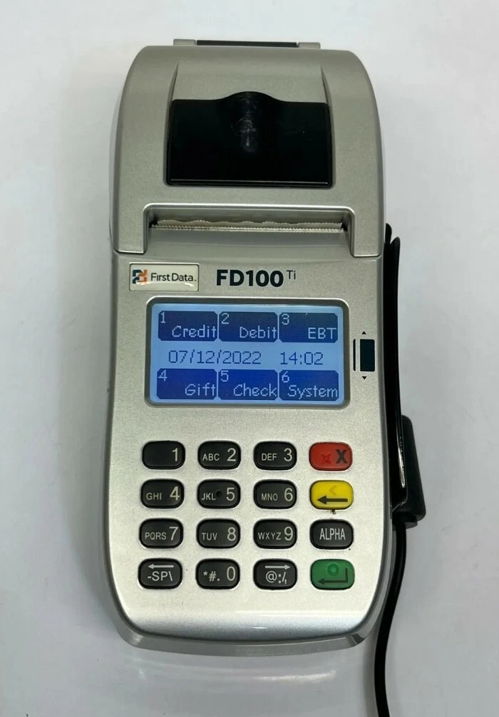 First Data Fd100ti Terminal