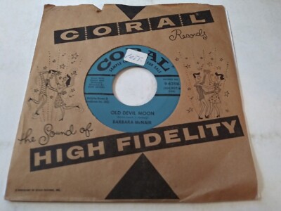 Barbara McNeil - Old Devil Moon NM Original Promo 45RPM Coral 62116 ...