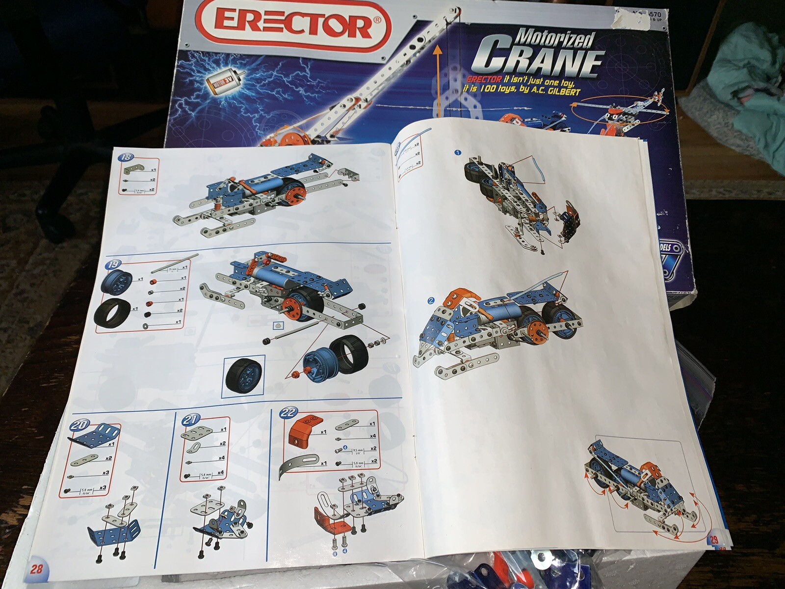 Erector Set Motorized Crane #6570 - munimoro.gob.pe