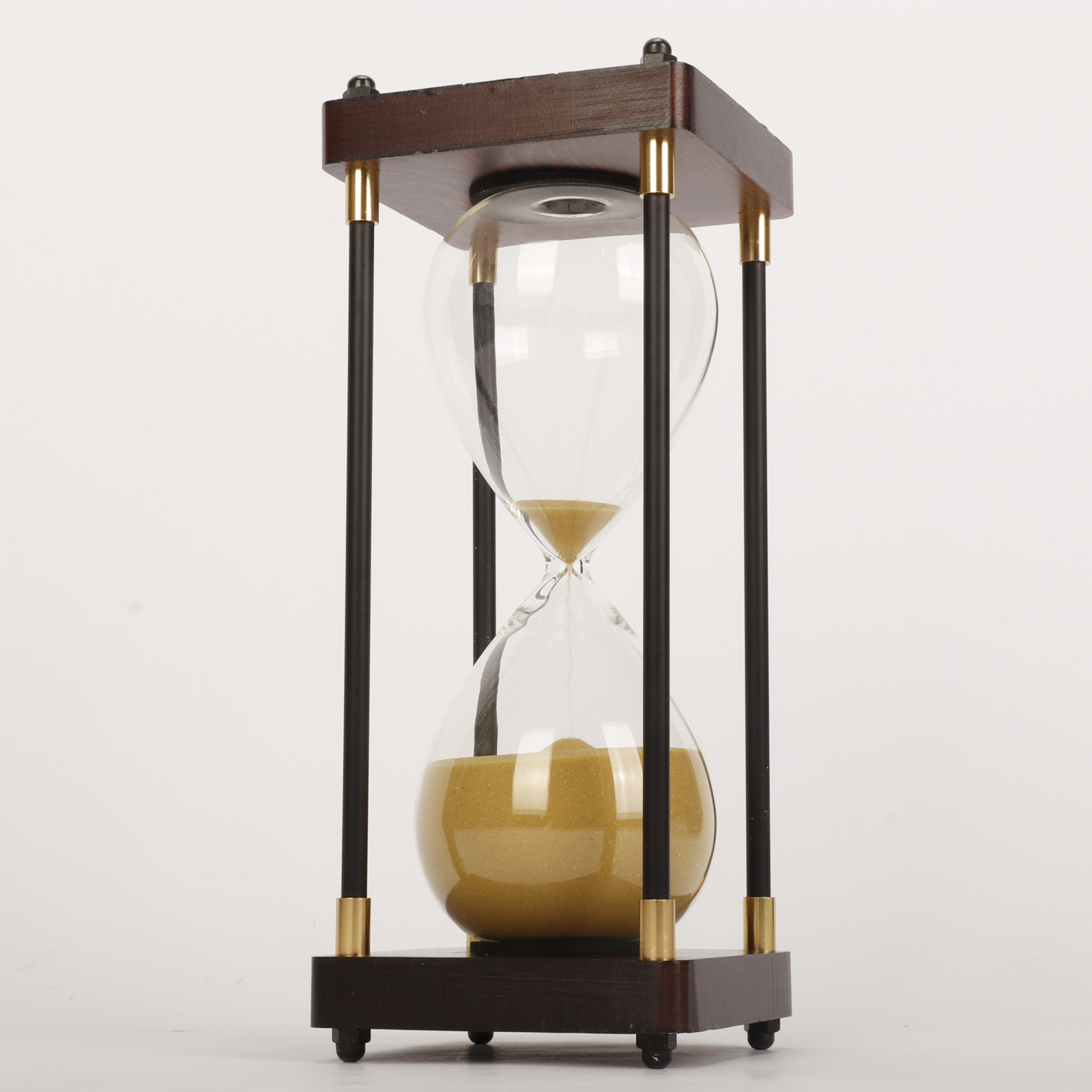 60Min Hourglass Sand Timer Wooden Sand Clock Table Decorative Wooden ...