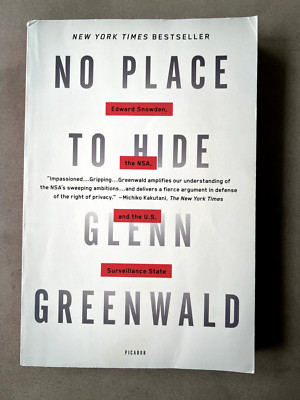 No Place to Hide by Glenn Greenwald paperback book Edward Snowden, NSA ...