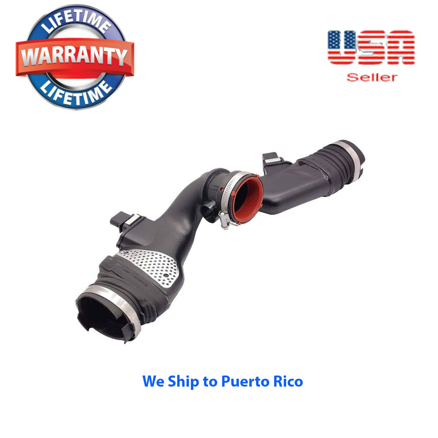 6420908237 Engine Air Duct & 2 Mass Air Sensor Fit Mercedes W211 W164 ...