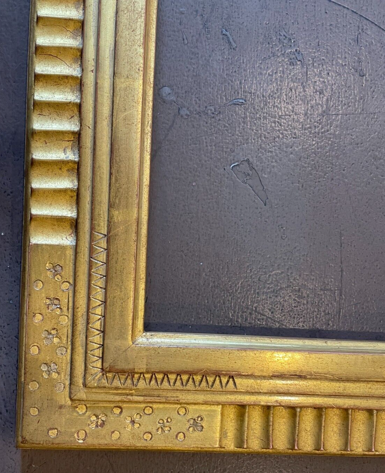 BUCKS COUNTY CUSTOM PICTURE FRAME HAND CARVED FINE ART READY MADE 22K GOLD LEAF | eBay