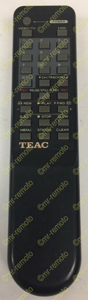 OEM Genuine TEAC Remote Control for VCR Models MV-490 MV-550 | eBay