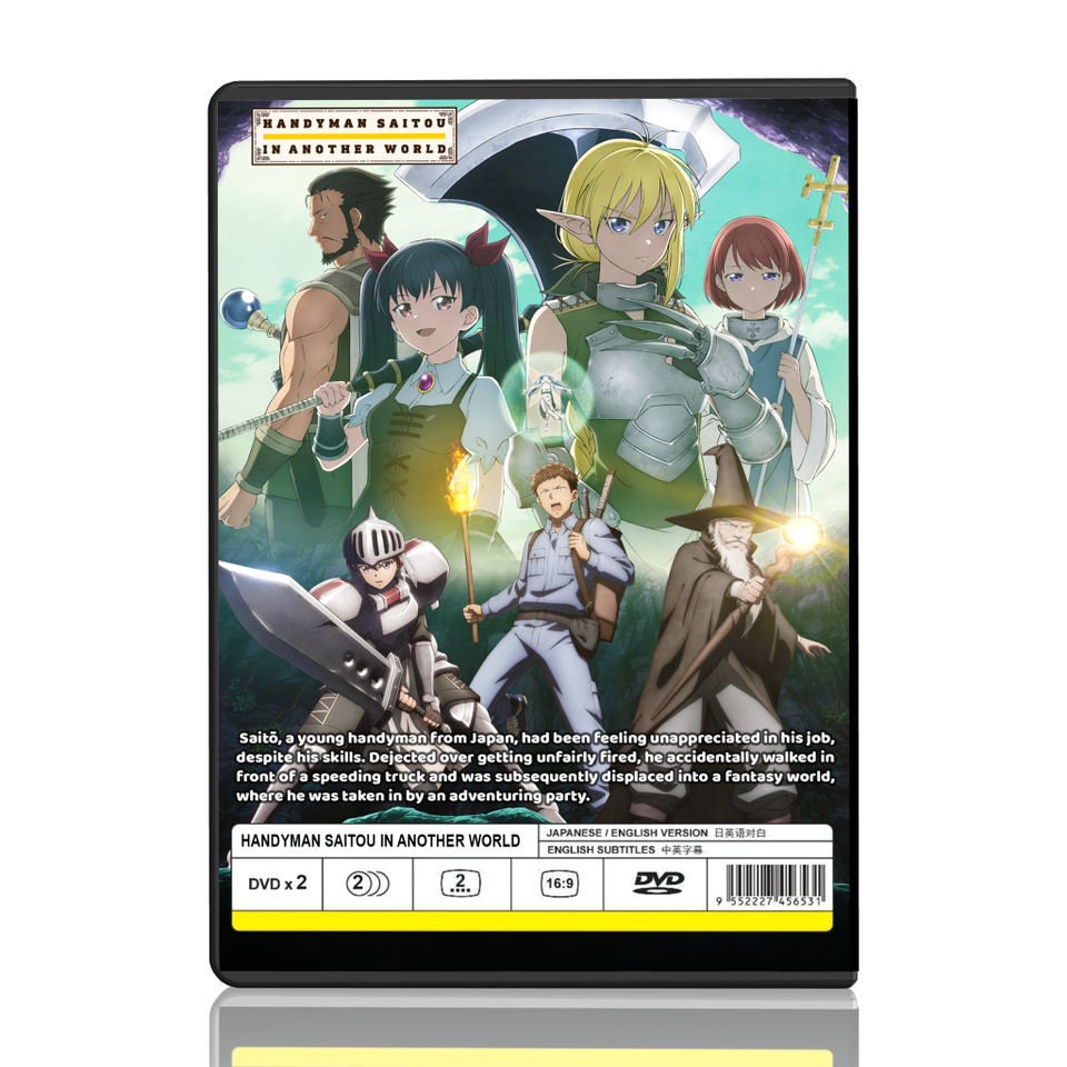 Anime DVD Handyman Saitou in Another World Anime Series English Dubbed ...