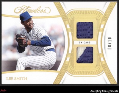 2024 Panini Flawless Dual Patches Gold Lee Smith GAME USED PATCH 08/10 ...