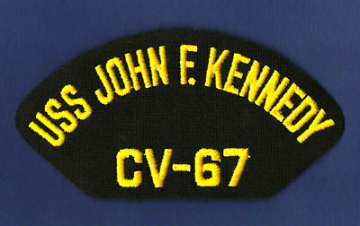 USS JOHN F. KENNEDY CV-67 Aircraft Carrier Ballcap Patch | eBay