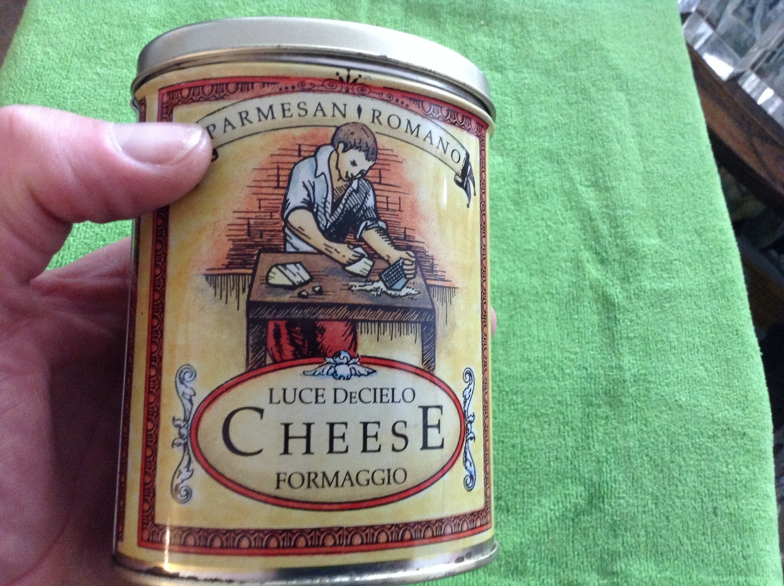 Parmesan & Romano metal cheese tin | eBay