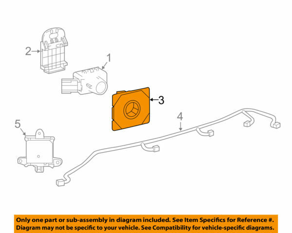 89348-48020-A1 Toyota Retainer, ultrasonic sensor, no.3 8934848020A1 ...