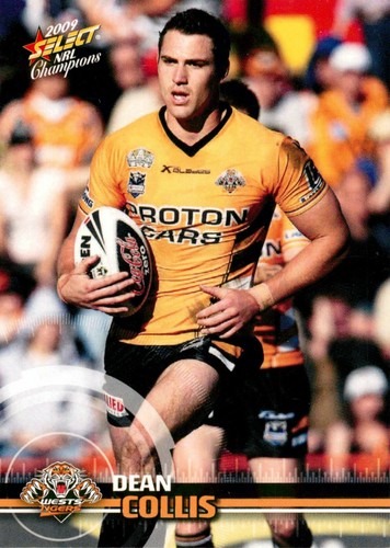 2009 WESTS TIGERS NRL Card DEAN COLLIS | eBay Australia