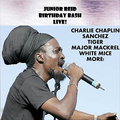 Junior Reid Birthday Bash- Reggae DJ/Toasting Dancehall Stage Show Rock ...