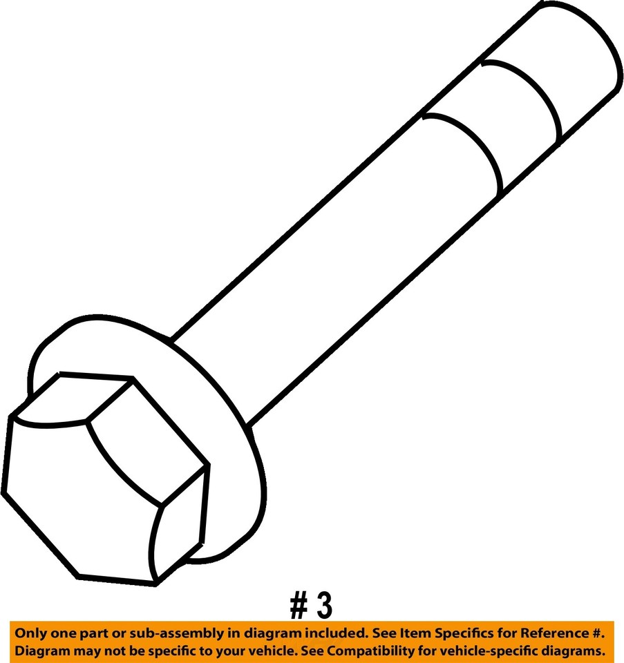 GM OEM 00-14 Avalanche 1500 Suspension Components-Upper Cntrl Arm Bolt ...