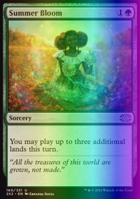MTG Magic the Gathering Summer Bloom (160/686) Double Masters 2022 NM ...