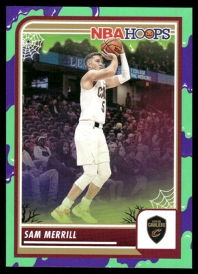 2023-24 Panini Haunted Hoops Slime Parallel #233 Sam Merrill Cavaliers ...