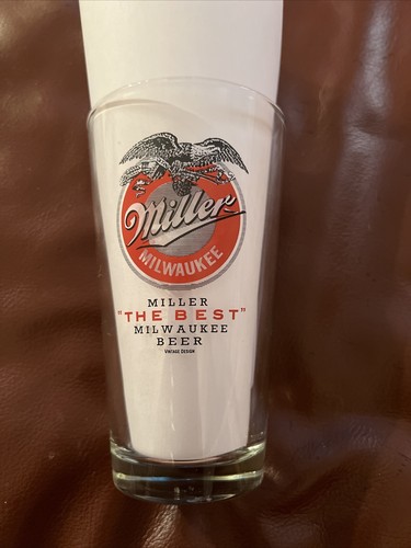 Miller "The Best" Genuine Draft Pint Beer Glass | eBay
