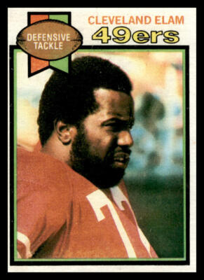1979 Topps Cleveland Elam #410 San Francisco 49ers | eBay