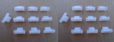 20 NOS OLD SCHOOL QUARTER BODY MOULDING RETAINER CLIPS! ALL 1962-1966 ...