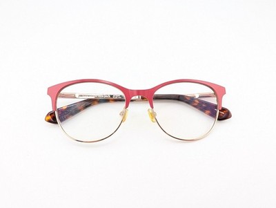 Kate Spade Eyeglasses Frames Only, JENELL C9A, 51-18-140, Red/Brown | eBay