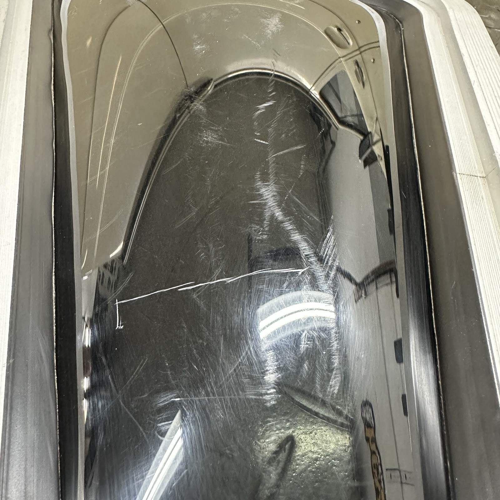 Big Smoked Triangles Bubble Porthole Window Pair Vintage 70s Van Custom ...