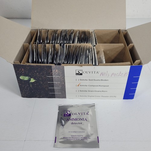 68 PACKETS- Solvita Ammonia Detector Single Packets for Soil Testing ...