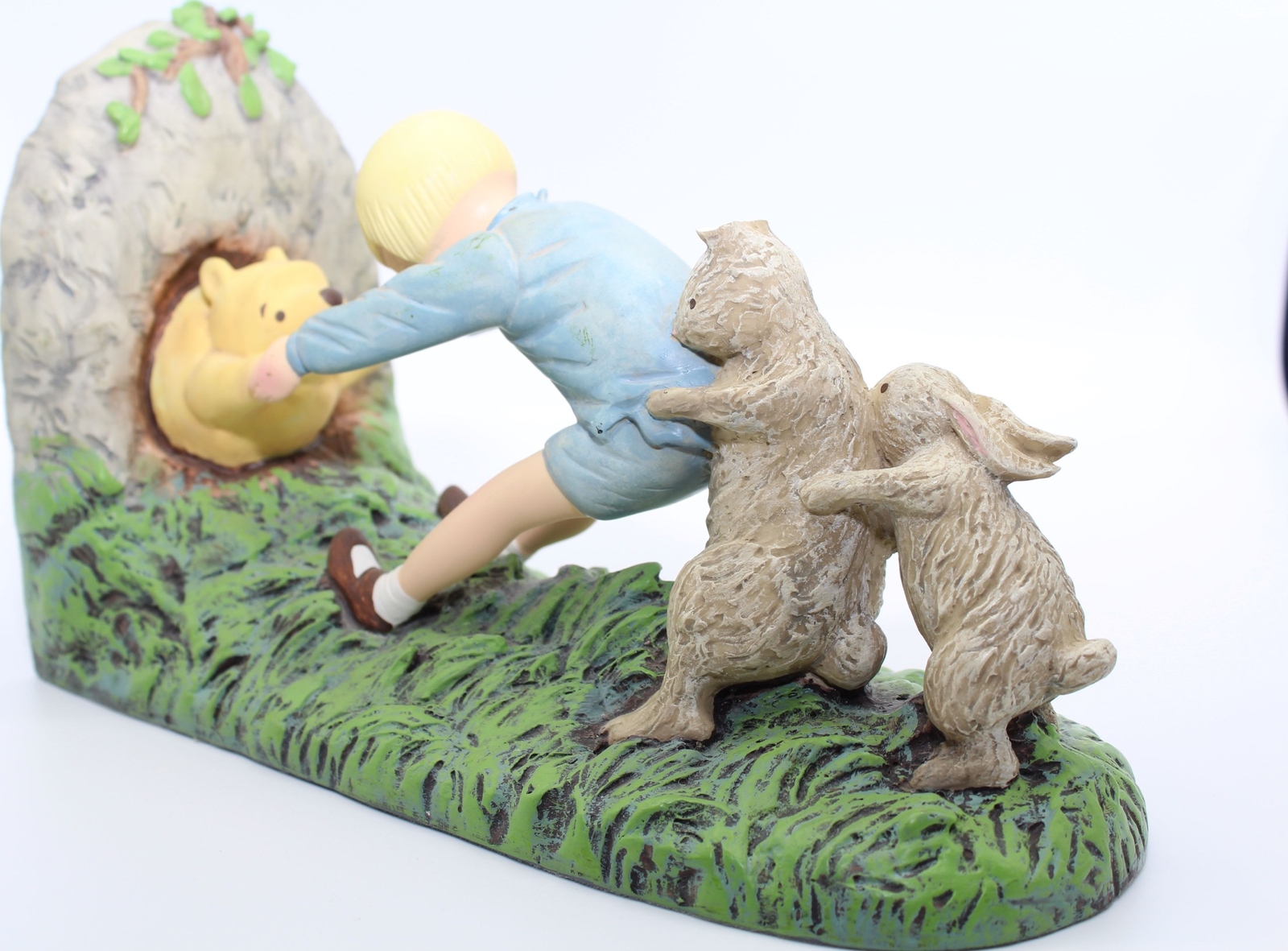 Classic WINNIE THE POOH Figurine Christopher Robin Rabbit Charpente ...