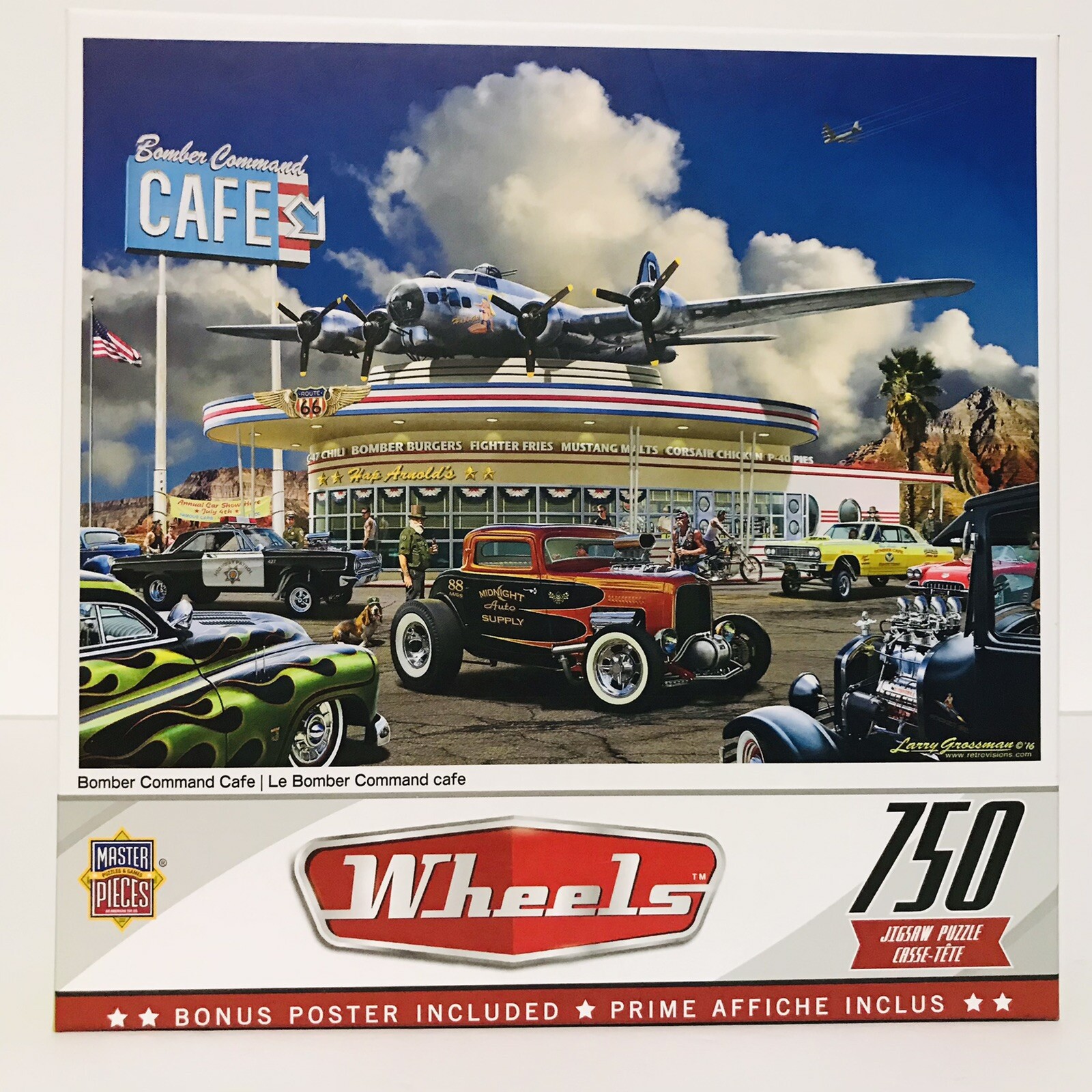 Masterpieces “Bomber Command Cafe” 750 Piece Jigsaw Puzzle Brand New ...