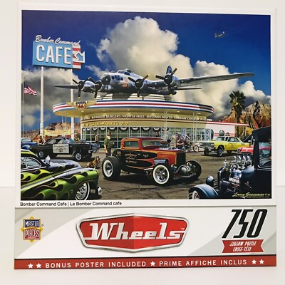Masterpieces “Bomber Command Cafe” 750 Piece Jigsaw Puzzle Brand New ...