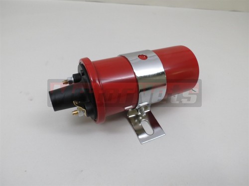 12V Red HEI Spark External Ignition 42K Volt Coil No Resistor Hot ...