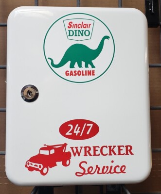 SINCLAIR DINO 1950S GAS OIL SERVICE STATION KEY BOX NEW EXTRA LARGE 10 ...