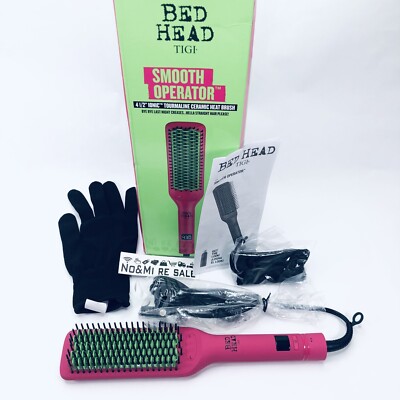 Bed Head TIGI Smooth Operator Hair Straightening Styling Heat Brush | eBay