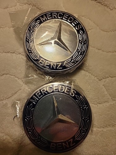 Lot Of 2 Mercedes Badge New old stock sealed | eBay
