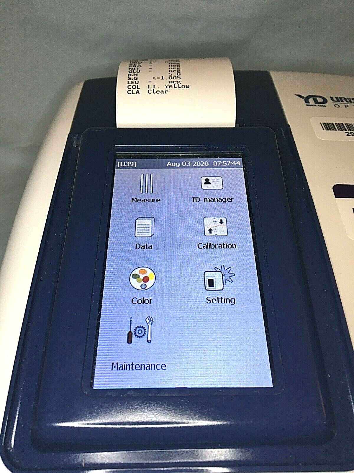 YD Uriscan Optima Semi Auto Urine Analyzer with Power Cord and 200 Test ...