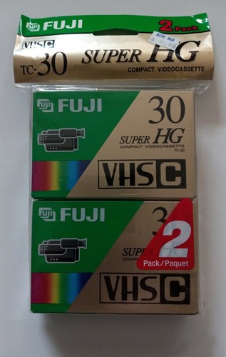 FUJI FILM Premium High Grade VHS-C TC-30 Camcorder Blank Video ...