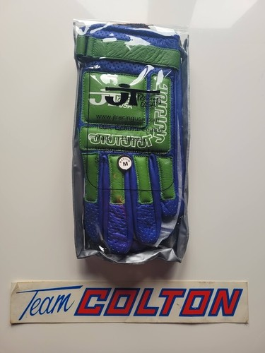 JT Racing Vintage Motocross Gloves BNWT Size Medium M Team Kawasaki Evo ...