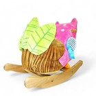 RockAbye Owlivia Plush Pink Owl Musical Child's Rocker Educational Toy ...