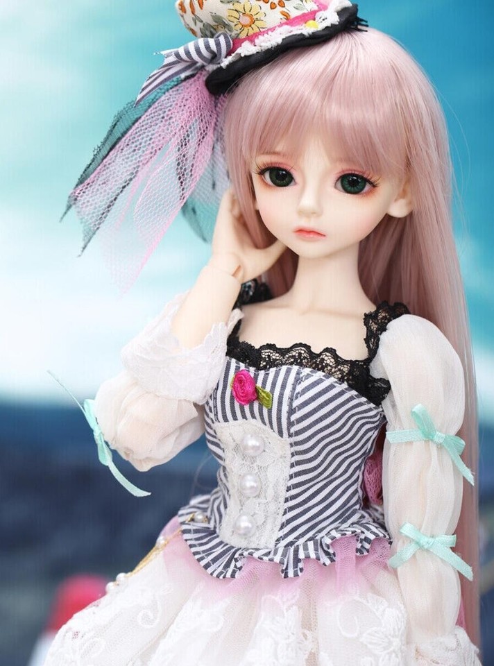 1/4 BJD Doll SD Kid Delf Bory H Girl gift -Free Face Make UP+Eyes | eBay