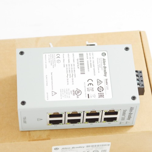 Allen Bradley 1783-US8T Ser B 8-Port Stratix 2000 Ethernet Switch ...