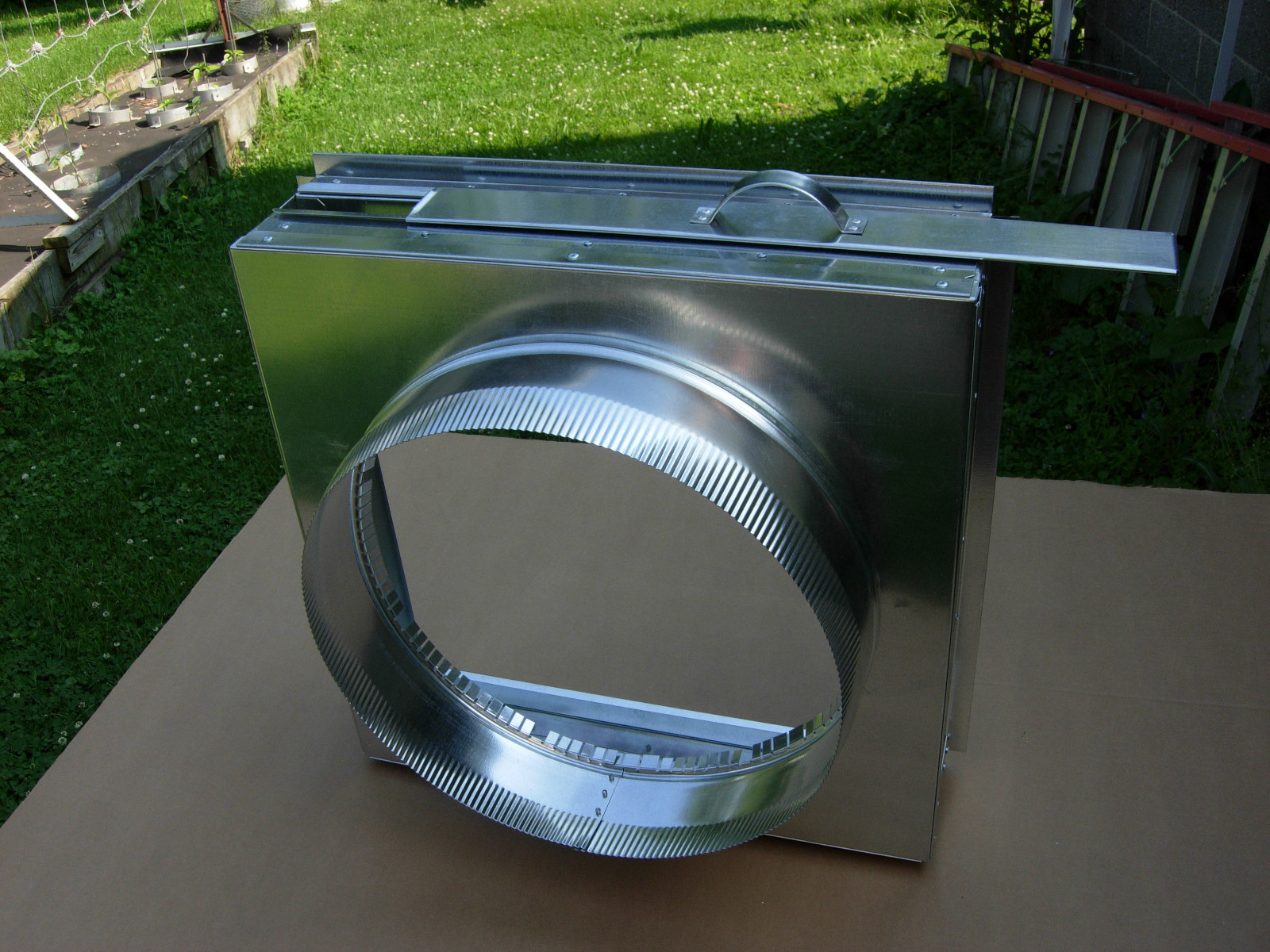 Filter rack plenum,return air for filter 20x20x1" , and round 12 ...