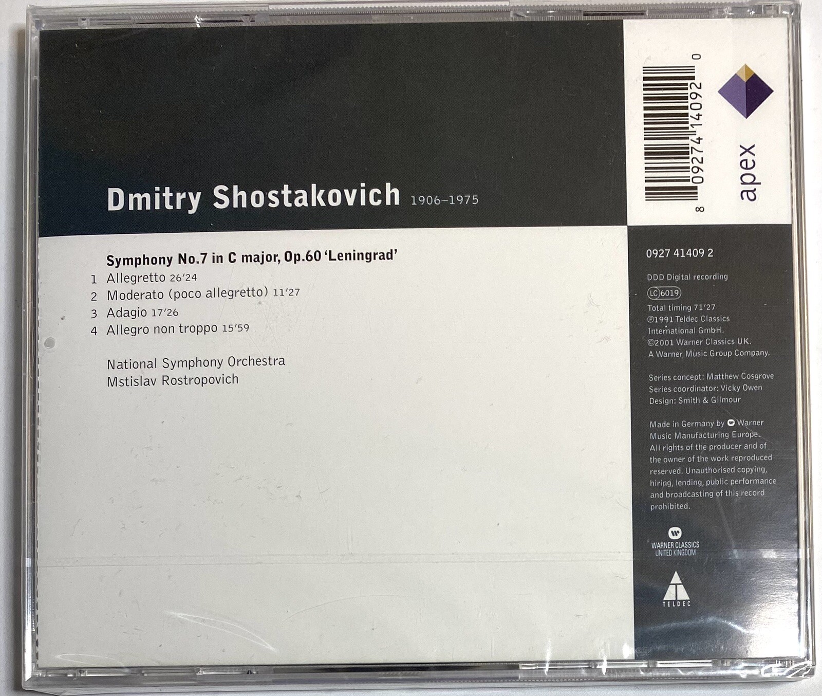 Sym+7%3A+Leningrad+-+Apex+by+Nso+%28CD%2C+2002%29 for sale online | eBay