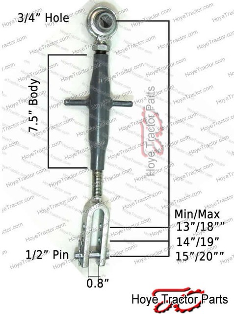 Adjustable Side Link- Yanmar Tractor 3 Point Hitch for sale online | eBay