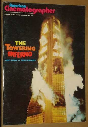 American Cinematographer Magazine Feb 1975 Towering Inferno (1) | eBay