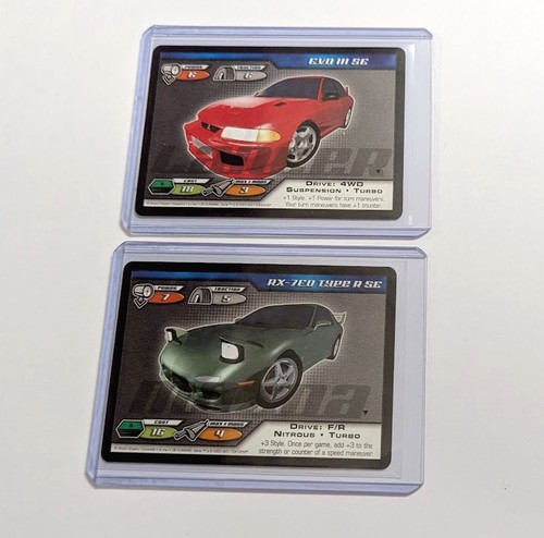 2X Tokyopop Anime Initial D Tournament Prize Cards 2003 RARE Unplayed ...