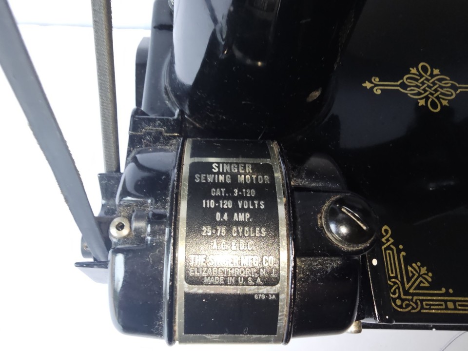 Singer Featherweight 100 Year Anniv. Portable Electric Sewing Machine ...