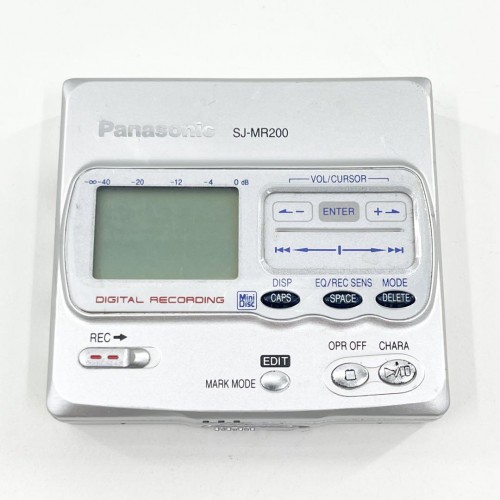 Panasonic MD Walkman player SJ-MR200 silver MiniDisc Recorder Compact ...